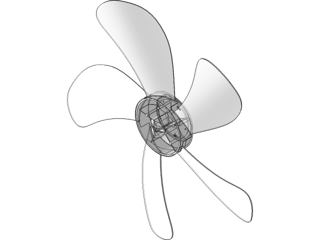 Fan Propeller Drawing