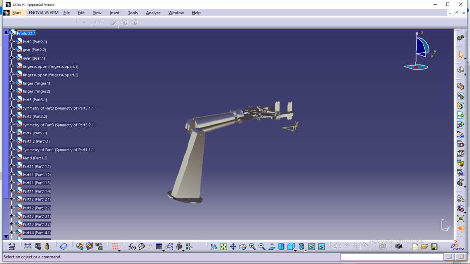 Scara bot manipulator | 3D CAD Model Library | GrabCAD