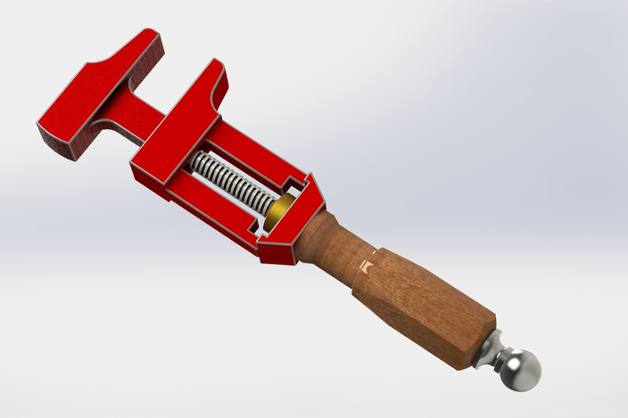 Llave inglesa (Carreras Soto) - SOLIDWORKS - 3D CAD model - GrabCAD