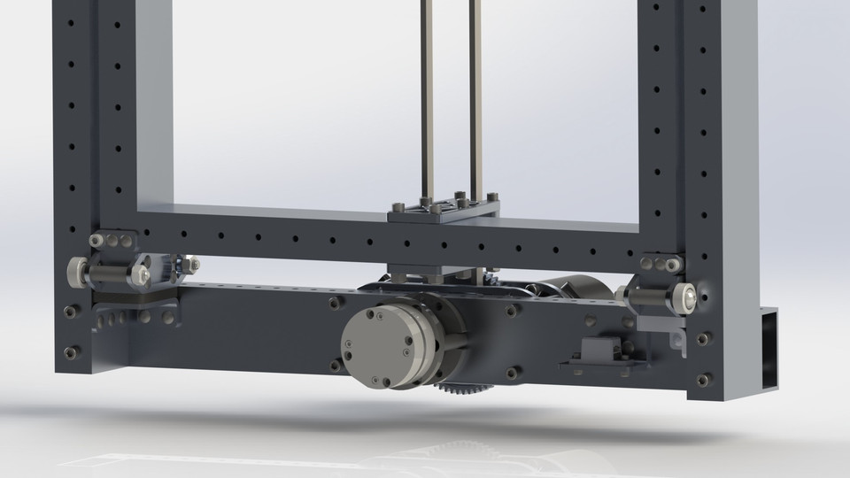 Cascading Linear Elevator | 3D CAD Model Library | GrabCAD