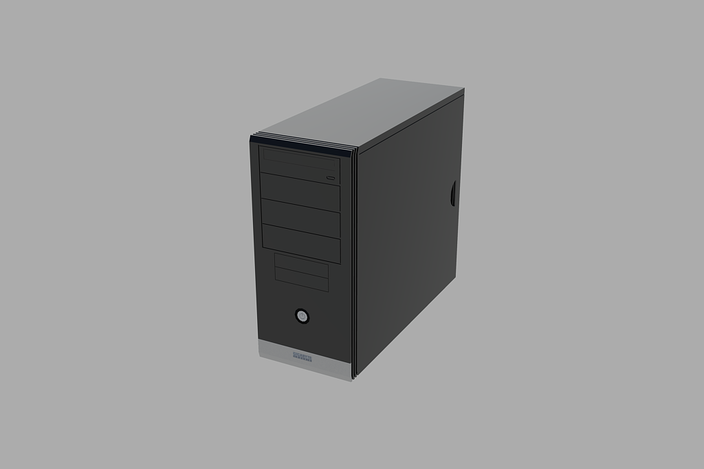 Gigabyte PC case - AutoCAD - 3D CAD model - GrabCAD
