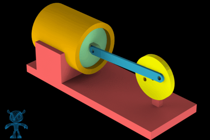 piston cylinder assembly - SOLIDWORKS - 3D CAD model - GrabCAD