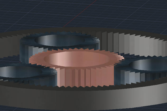 Planetary Gears System - AutoCAD - 3D CAD model - GrabCAD