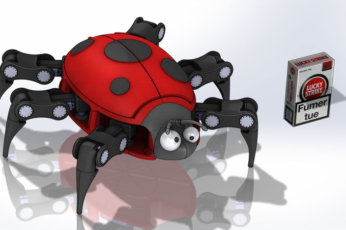ladybug - STL, SOLIDWORKS - 3D CAD model - GrabCAD