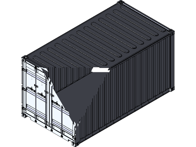 Iso Container Autocad Shipping Container 3D Model By Dragosburian