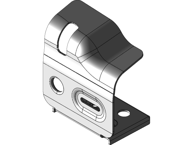 FRONT ARM GUIDE BRACKET V1132 | 3D CAD Model Library | GrabCAD