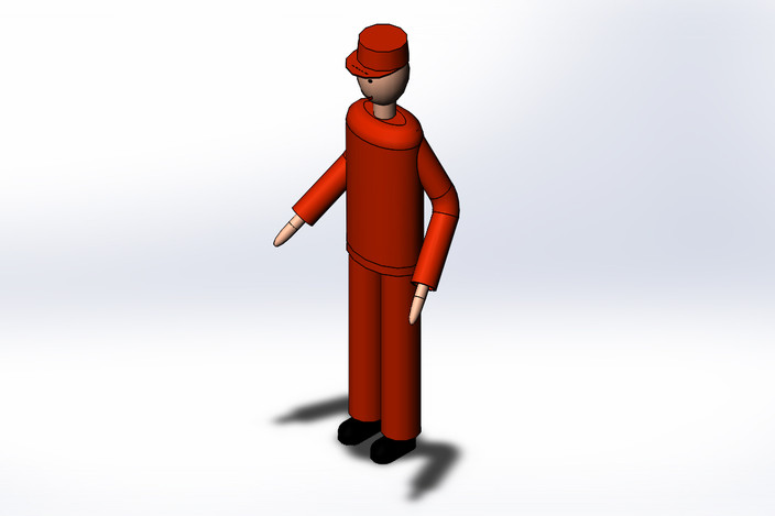worker - SOLIDWORKS - 3D CAD model - GrabCAD
