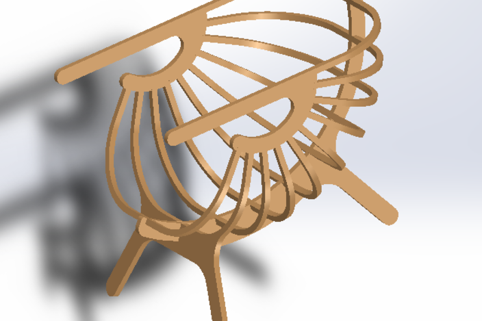 Shell chair - - 3D CAD model - GrabCAD