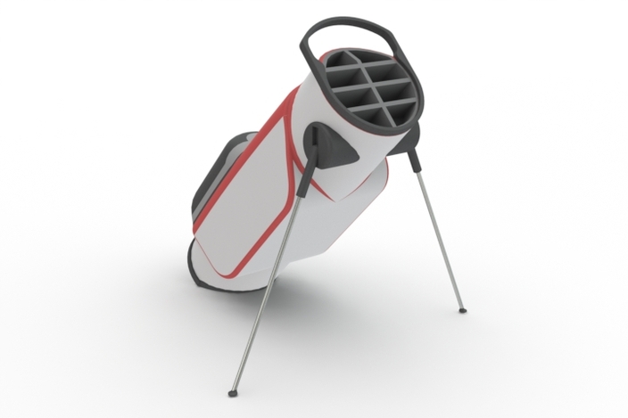 Generic Golf Bag - STEP / IGES - 3D CAD model - GrabCAD