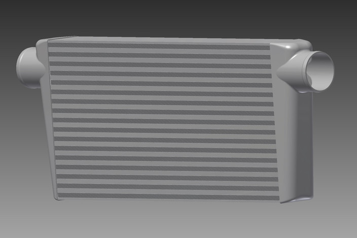 Intercooler 780x297x75 - Autodesk Inventor - 3D CAD model - GrabCAD