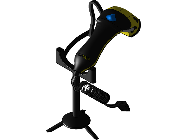 Barcode Scanner | 3D CAD Model Library | GrabCAD