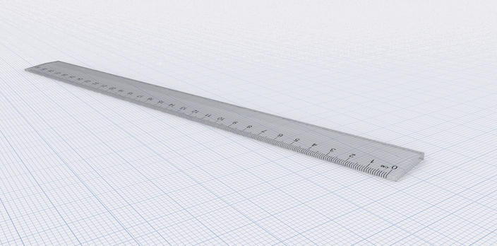 Ruler - STL, STEP / IGES, SOLIDWORKS - 3D CAD model - GrabCAD