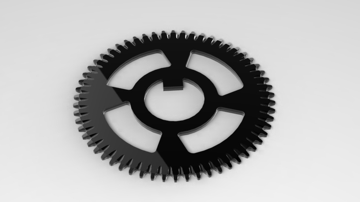 58 tooth 100mm diametre Cog - STL, SOLIDWORKS - 3D CAD model - GrabCAD