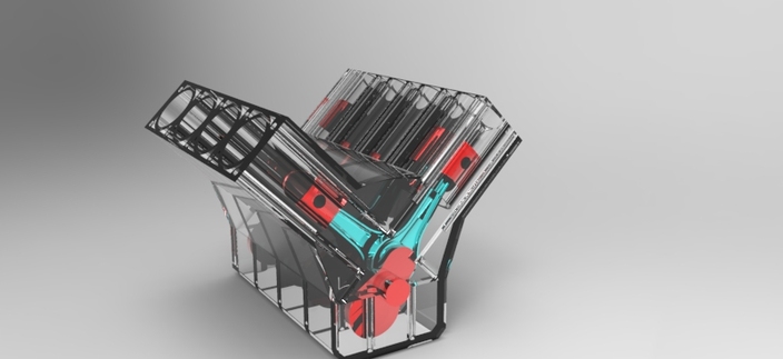 V8 Engine Blueprints