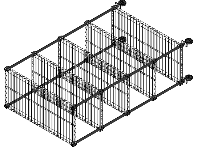 production rack | 3D CAD Model Library | GrabCAD