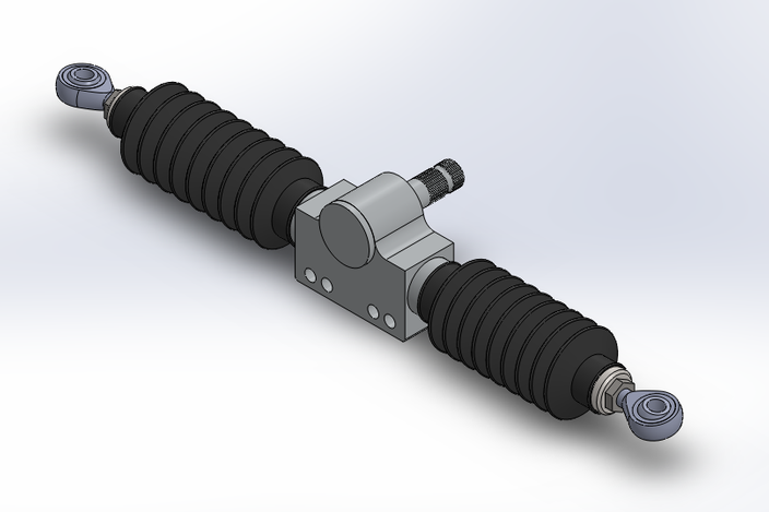 Steering rack for a buggy - SOLIDWORKS - 3D CAD model - GrabCAD