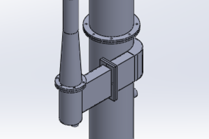 Venturi scrubber - SOLIDWORKS - 3D CAD model - GrabCAD