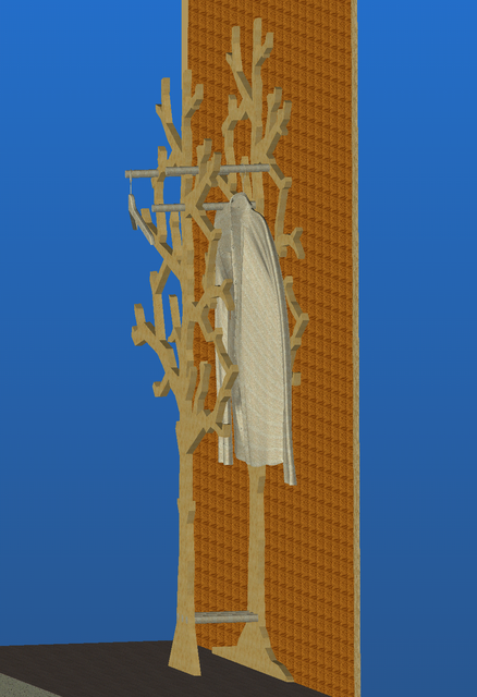 clothes rack | 3D CAD Model Library | GrabCAD