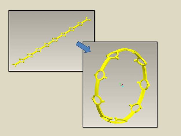 Toroidal bend - Pro/Engineer Wildfire - 3D CAD model - GrabCAD