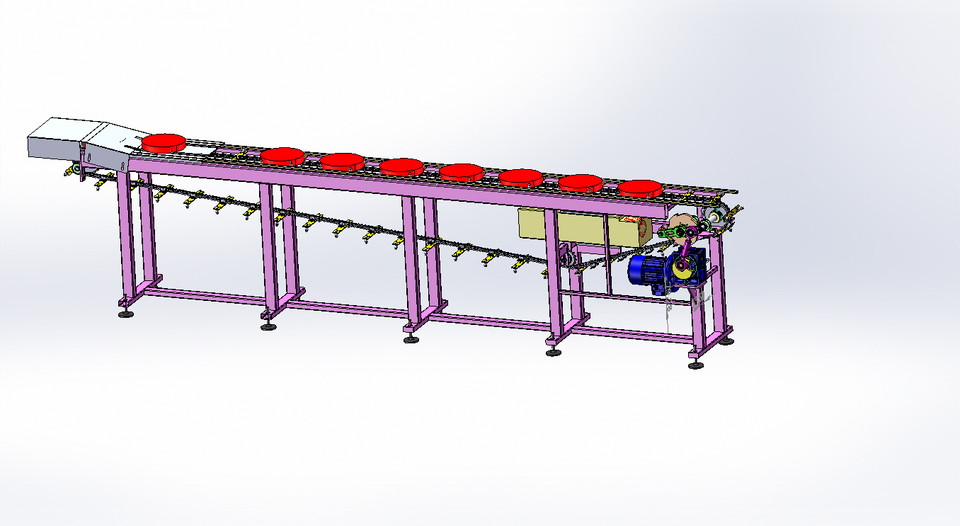 stepping conveyor | 3D CAD Model Library | GrabCAD