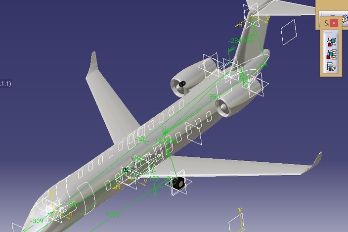 business jet - CATIA - 3D CAD model - GrabCAD