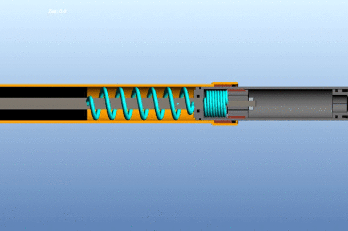 Shock absorber - PTC Creo Parametric - 3D CAD model - GrabCAD