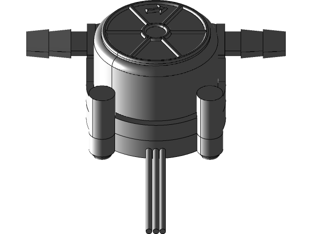 Water Flow Sensor Sensor De Fluxo 3D CAD Model Library, 48% OFF