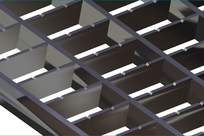 GRATING - STEP / IGES, Other - 3D CAD model - GrabCAD