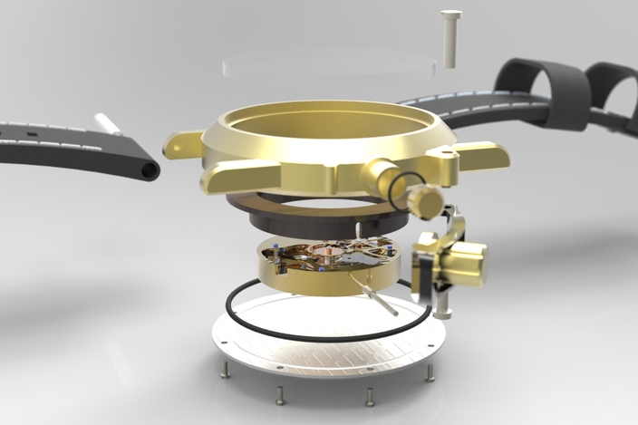 Finalist Watch - - 3D CAD model - GrabCAD