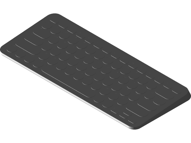 Logitech K380 keyboard | 3D CAD Model Library | GrabCAD