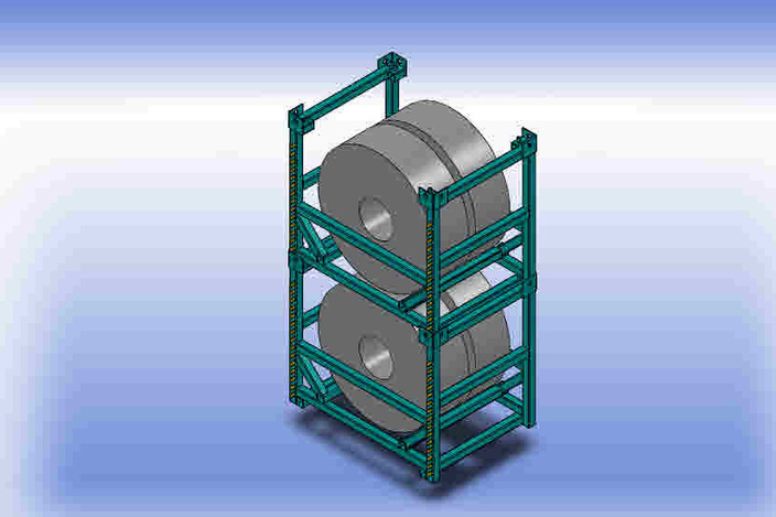 Pallet Coil - STEP / IGES - 3D CAD model - GrabCAD