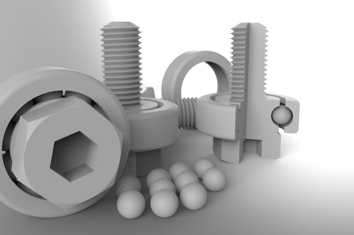 3D Printing Fastener (Bolt Bearing) - STL, STEP / IGES, SOLIDWORKS ...