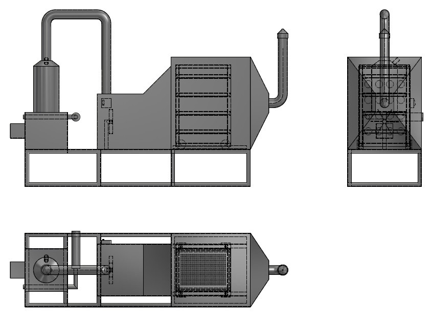 Tray dryer | 3D CAD Model Library | GrabCAD