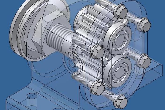GEAR PUMP IN AUTOCAD - AutoCAD, Other - 3D CAD model - GrabCAD