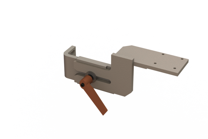 Quick Clamp, for Pneumatic Cylinder - STEP / IGES - 3D CAD model - GrabCAD