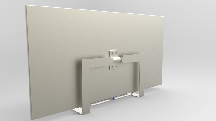A very simple TV design - Moi3D, STL - 3D CAD model - GrabCAD