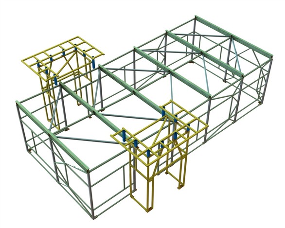 Metal framework 2 - - 3D CAD model - GrabCAD