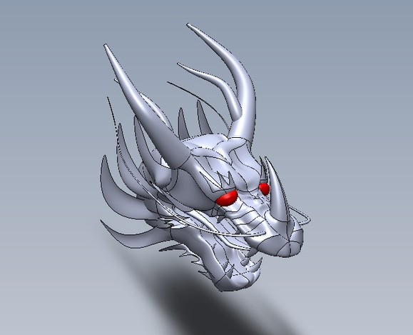 The Chinese dragon - CATIA, STEP / IGES, SOLIDWORKS - 3D CAD model ...