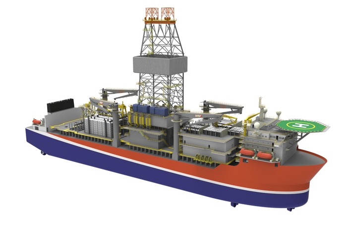 Drillship (renders only)
