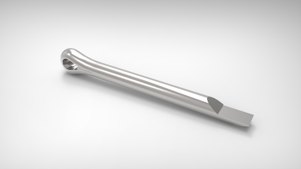 DIN94 Split pin | 3D CAD Model Library | GrabCAD