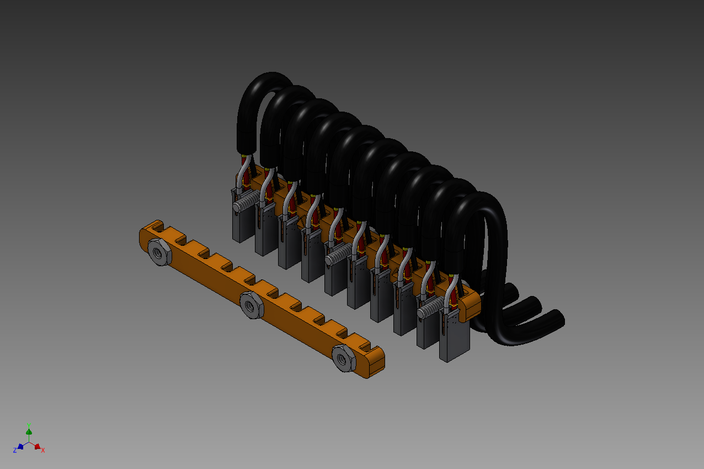 roboRIO 10x3 header lock clip - Autodesk Inventor, STEP / IGES - 3D CAD ...