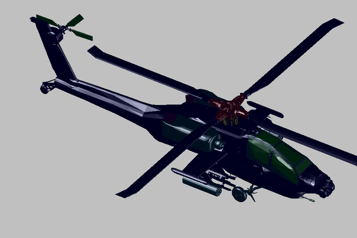 ATTACK HELıCOPTER AUTOCAD 3D DESİGN - AutoCAD - 3D CAD model - GrabCAD
