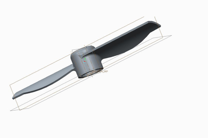 propeller blade - PTC Creo Parametric - 3D CAD model - GrabCAD