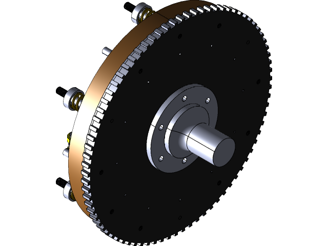 Single Plate Clutch Assembly | 3D CAD Model Library | GrabCAD
