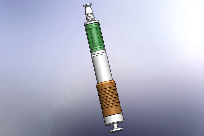 E-cig - SOLIDWORKS - 3D CAD model - GrabCAD