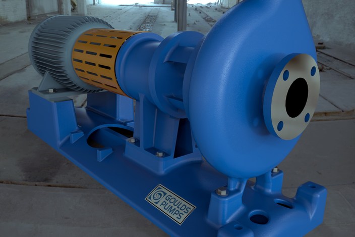 Goulds 3196 Series Pump - STEP / IGES, SOLIDWORKS, Other - 3D CAD model ...