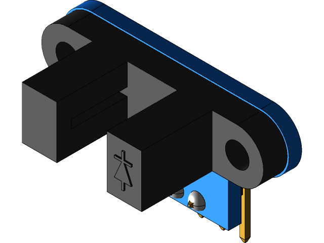 H206 Opto Interrupter | 3D CAD Model Library | GrabCAD