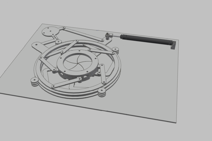 Mechanical Iris Mechanism : r/mechanical_gifs
