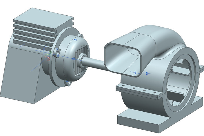 motor blower - NX, Other - 3D CAD model - GrabCAD