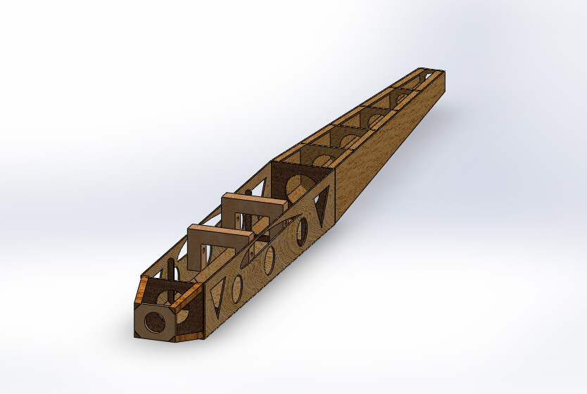 Rc plane fuselage store